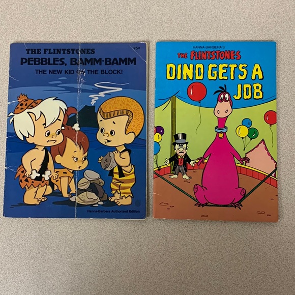 Hanna Barbera | Other | 97s Flintstone Books Paperback Pebbles Bambam ...